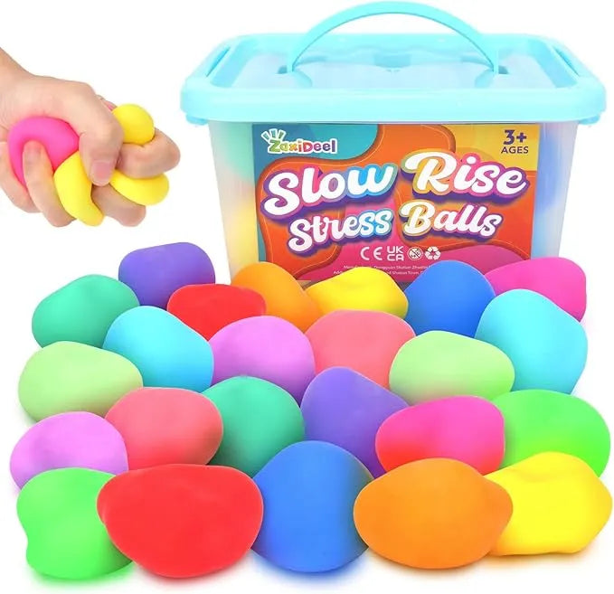LESONG&Zaxideel Mini Slow Rising Squishy Balls Children's Stress Ball ...